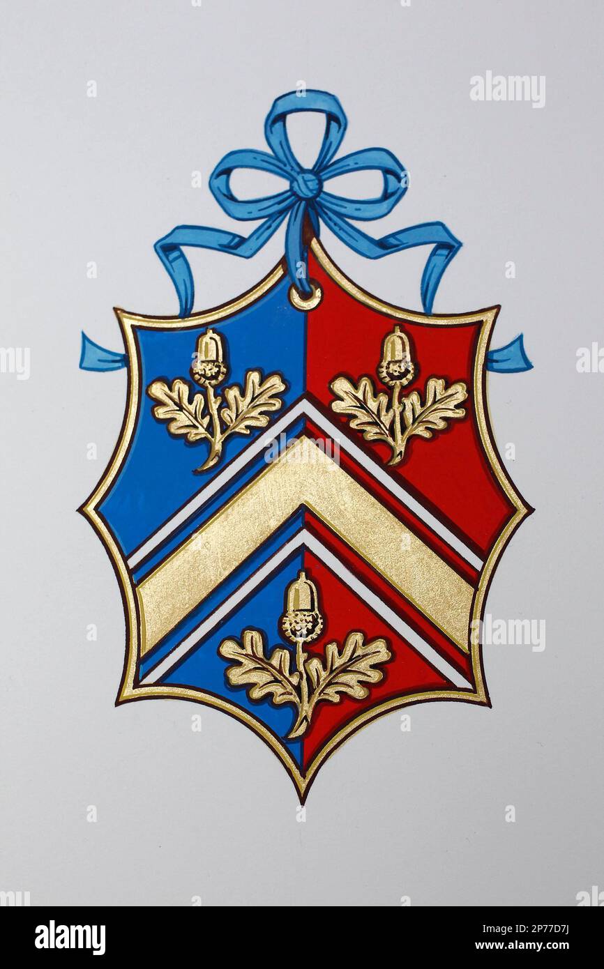 The new Coat of Arms for Kate Middleton's family are seen at the ...