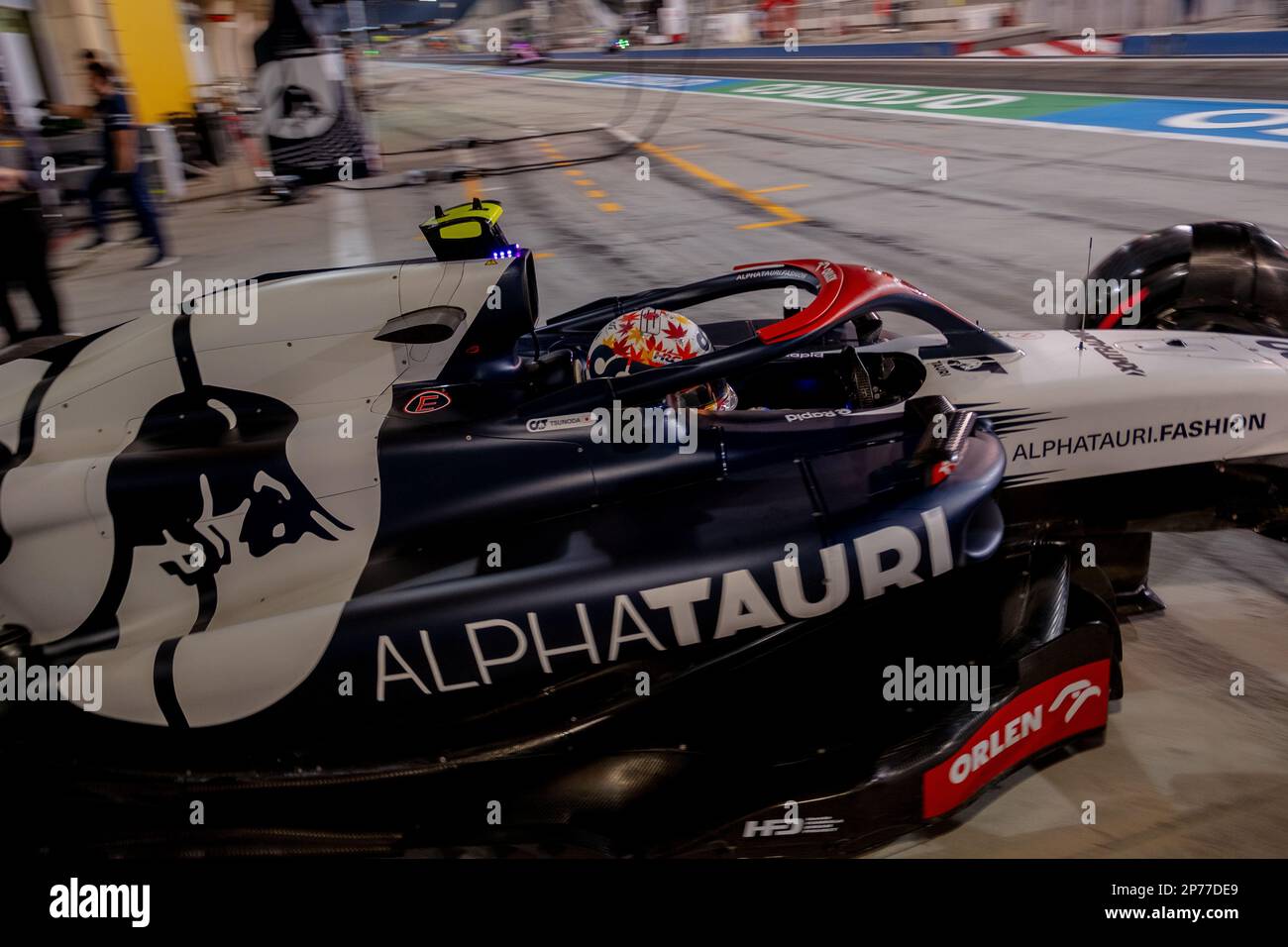 MANAMA, BAHRAIN, Sakhir circuit, 3. March 2023: #22, Yuki TSUNODA, JAP, Team Scuderia Alpha ...