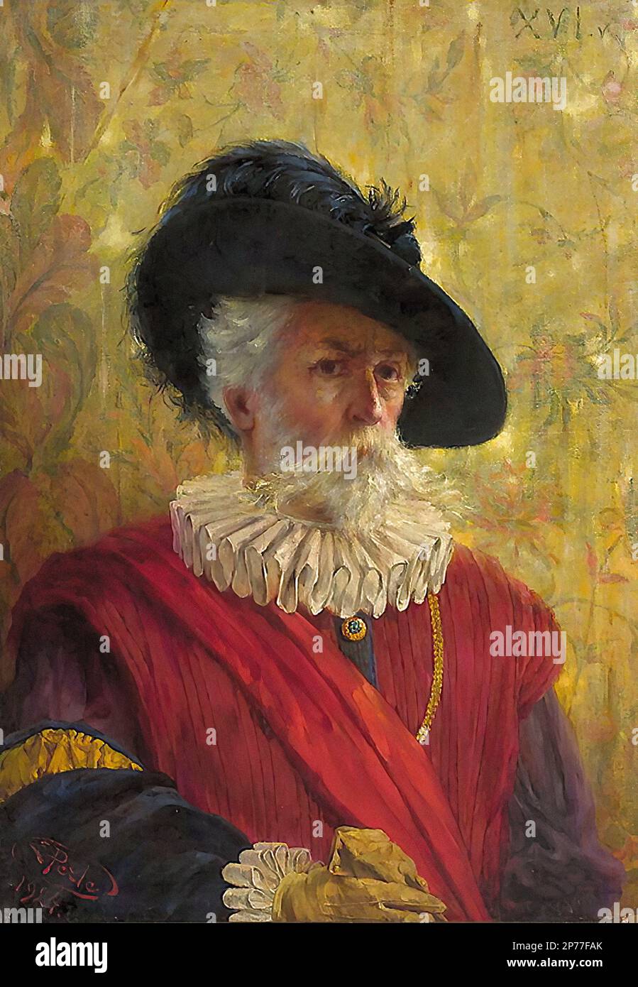 Perle Edmund - Autoportret w XVI-wiecznym stroju - Szkoła polska ...