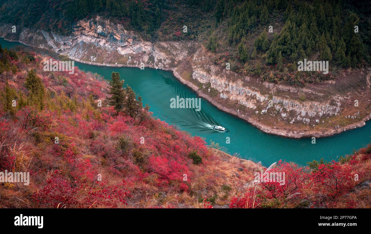 Chongqing wushan small big NingHe scenery Stock Photo - Alamy