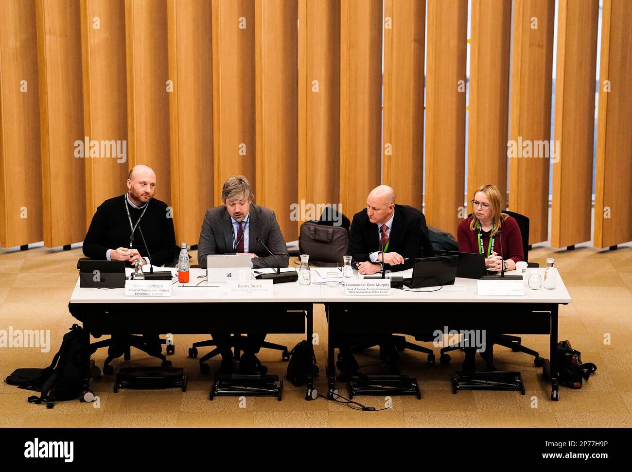 (left to right) Oliver Levinson, Head of Countering Violent Extremism ...