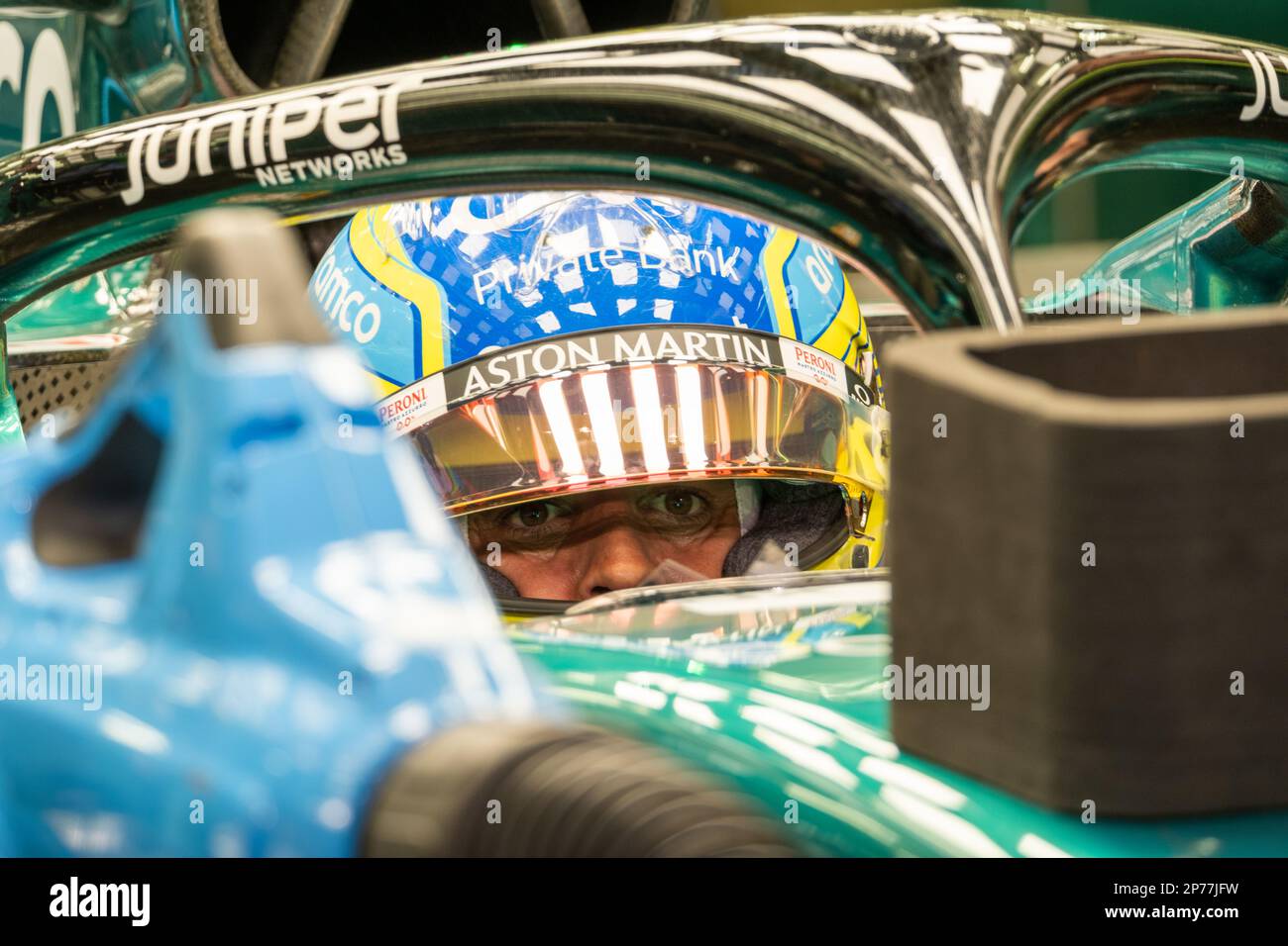 MANAMA, BAHRAIN, Sakhir circuit, 3. March 2023: #14, Fernando ALONSO ...