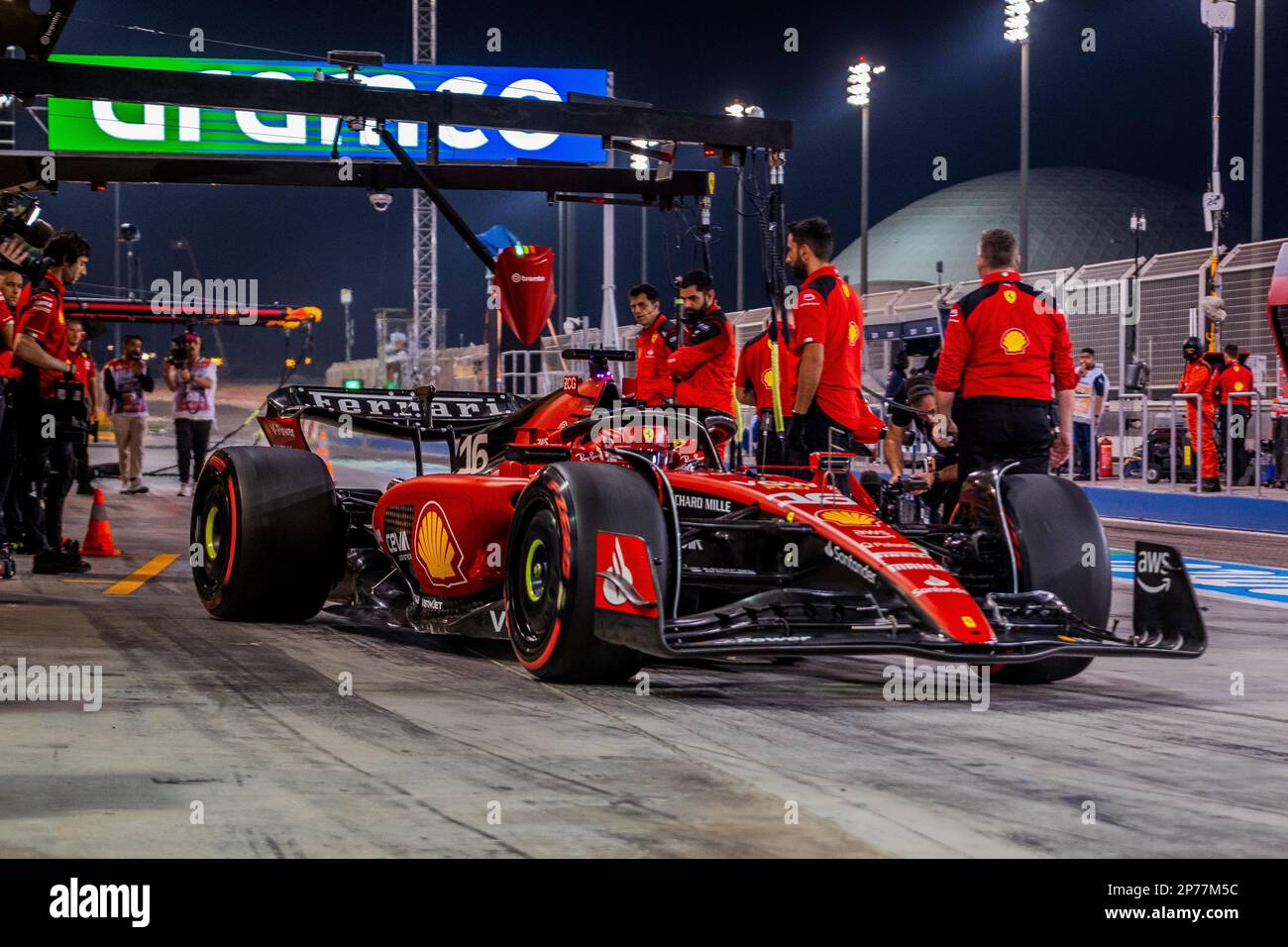 MANAMA, BAHRAIN, Sakhir circuit, 3. March 2023: #16, Charles LECLERC ...