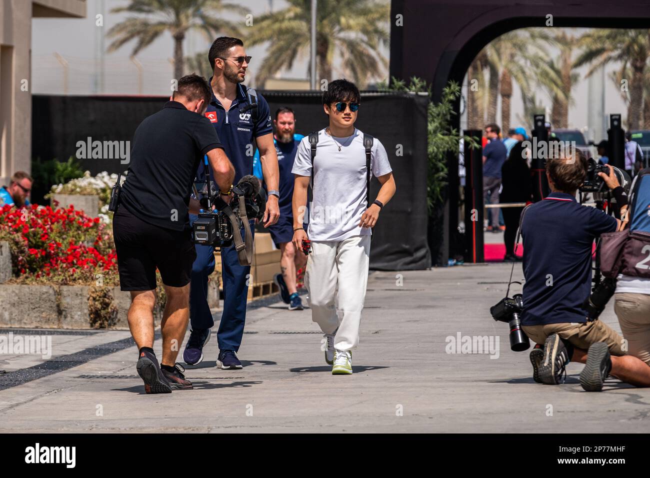 MANAMA, BAHRAIN, Sakhir circuit, 4. March 2023: #22, Yuki TSUNODA, JAP, Team Scuderia Alpha ...
