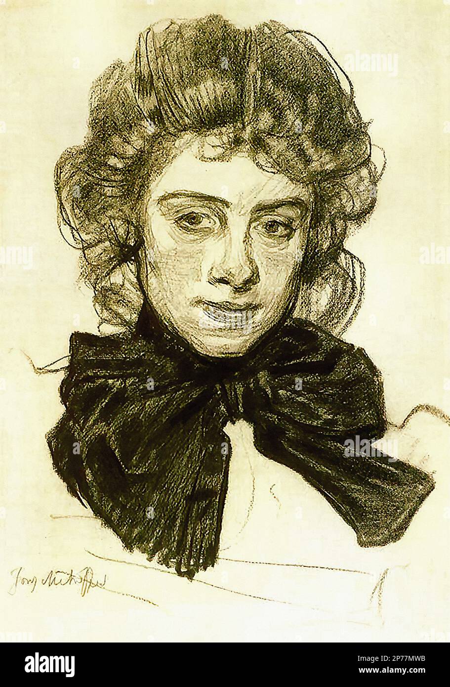 Mehoffer Józef - Portret Helene D'abancourt De Franqueville - Szkoła ...