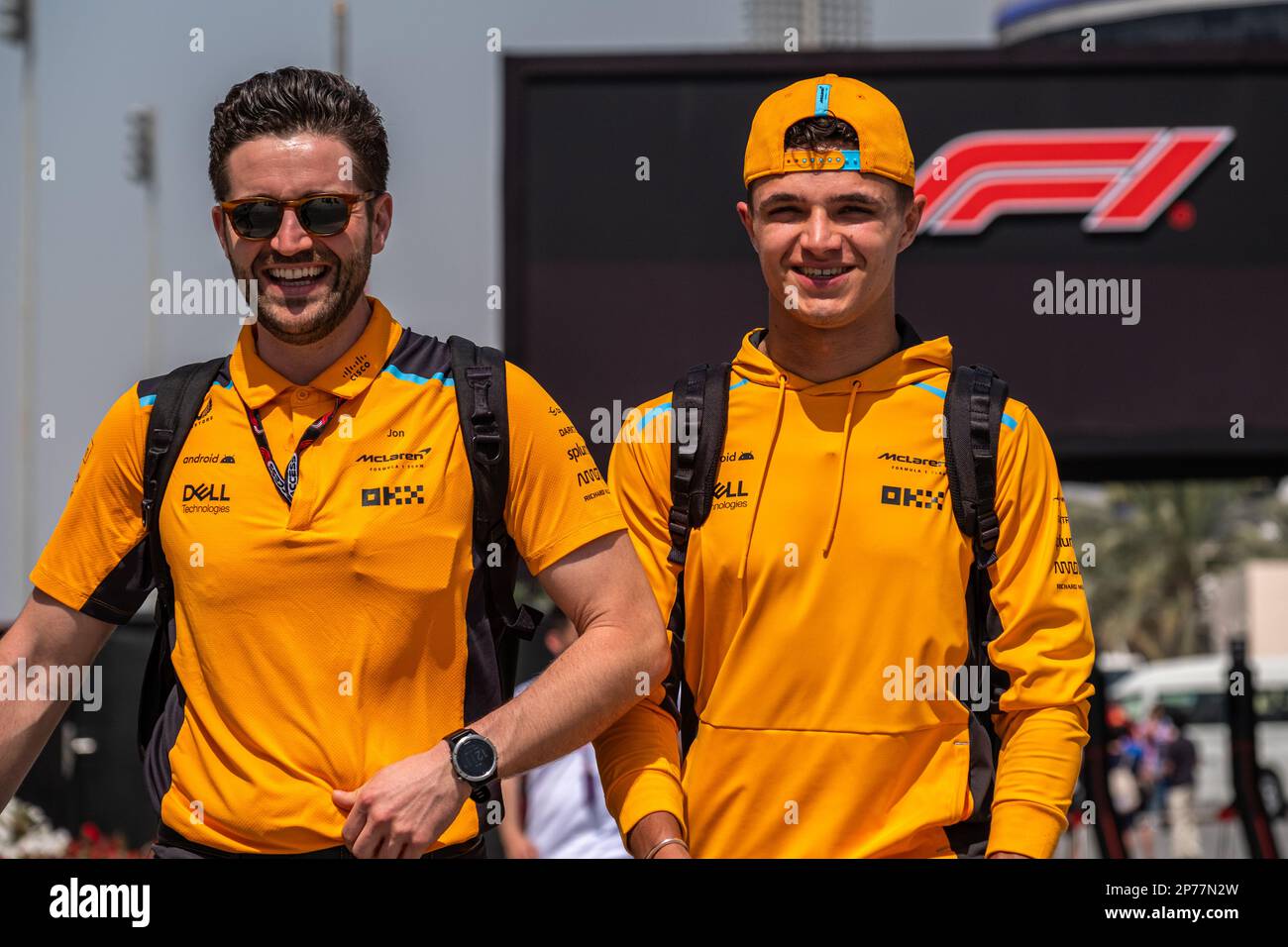 MANAMA, BAHRAIN, Sakhir circuit, 4. March 2023: # 4, Lando NORRIS, GBR ...