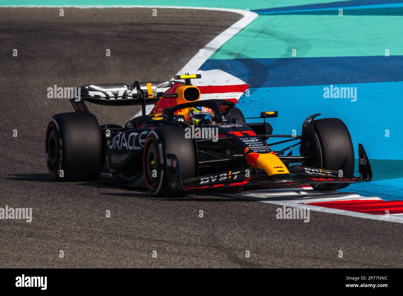 MANAMA, BAHRAIN, Sakhir circuit, 4. March 2023: #11. Sergio PEREZ ... MANAMA, BAHRAIN, Sakhir circuit, 4. March 2023: #11. Sergio PEREZ ...
