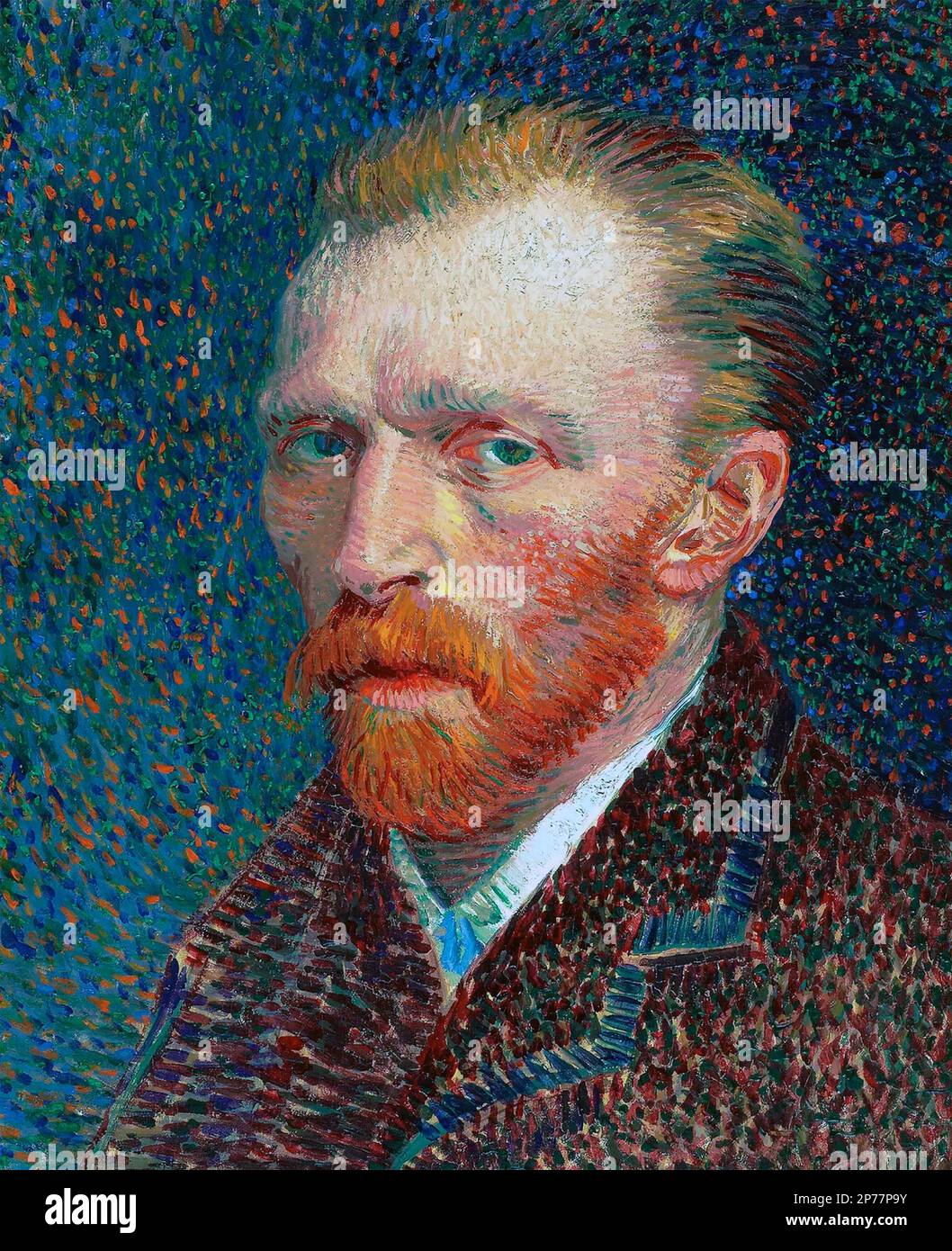 VINCENT van GOGH (1853-1890) Dutch artist - self portrait 1887 Stock ...