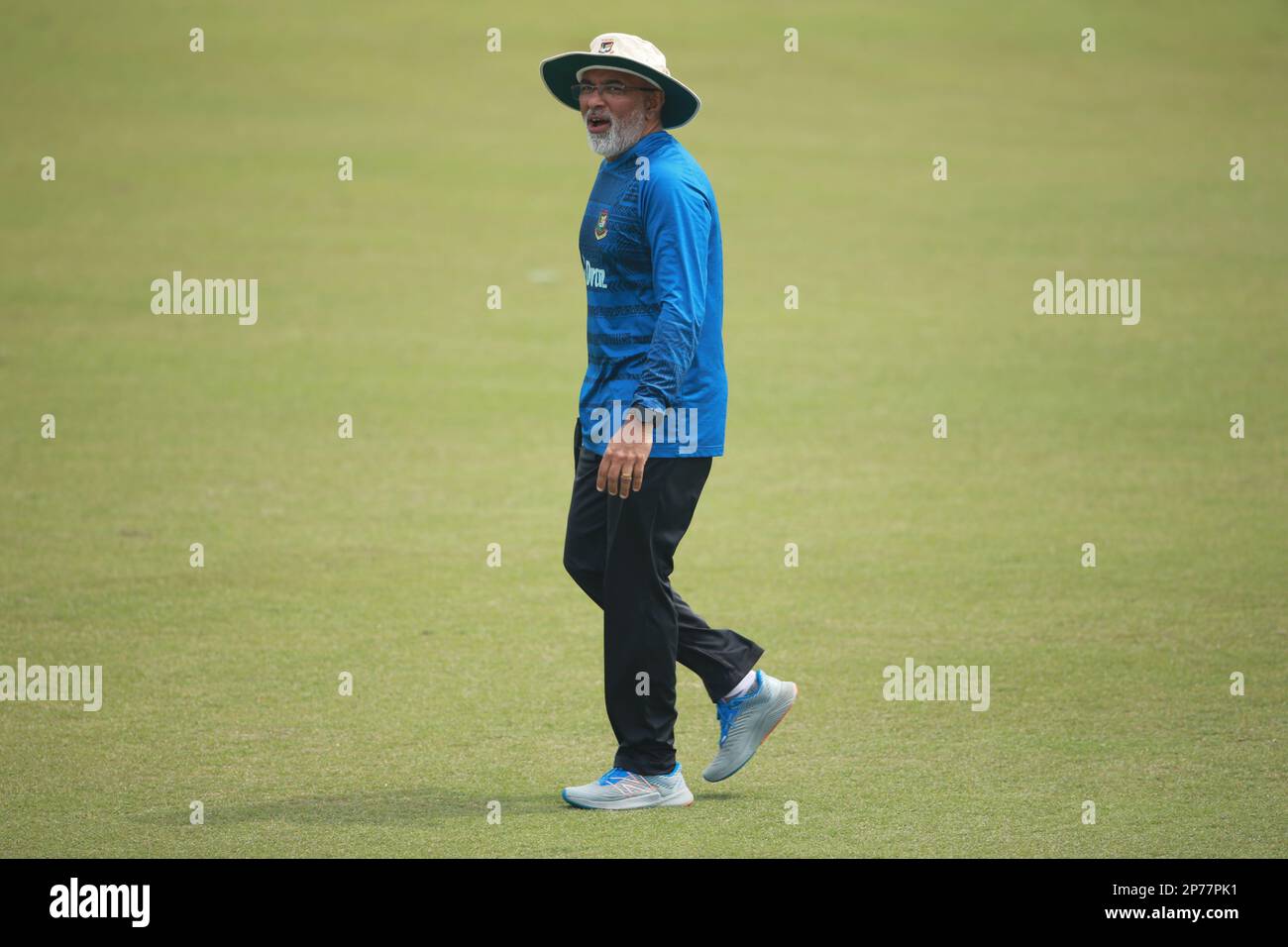 Head Coach Chandika Hathurusingha during practice session ahead of the ...