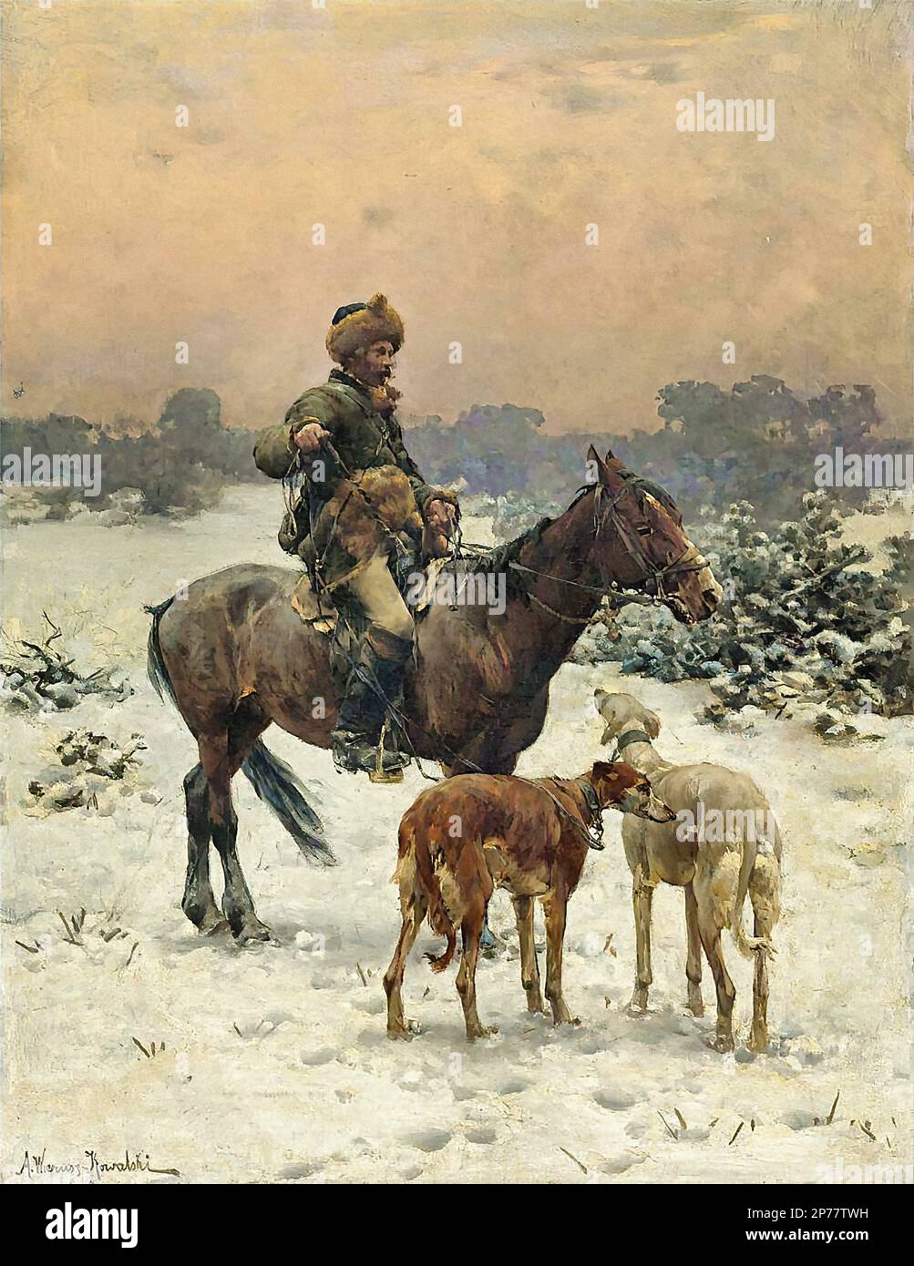 Wierusz-Kowalski Alfred - Wietrzny dzień - Polska Szkoła - - Wierusz ...