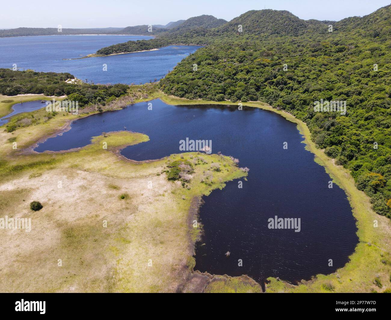 Landscape of Isimangaliso wetland park in South Africa Stock Photo - Alamy