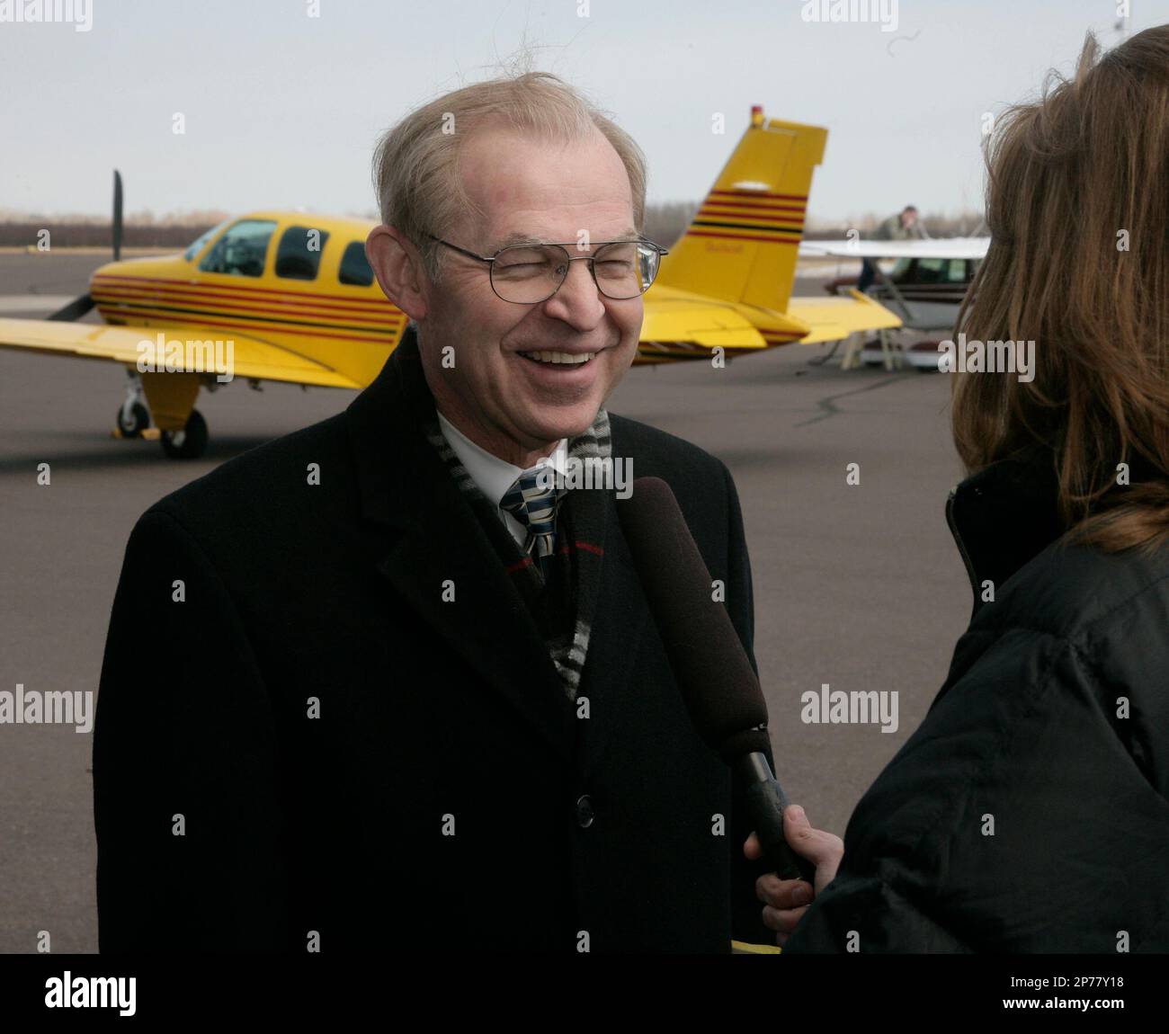 Wisconsin Supreme Court Judge David Prosser is interviewed at the ...