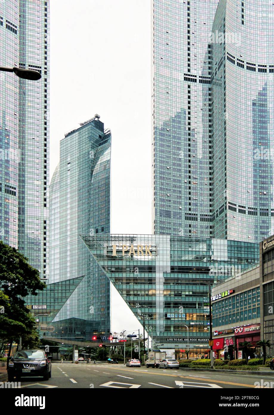 Busan, South Korea - May 22, 2019 Haeundae Udong Hyundai I'Park in ...