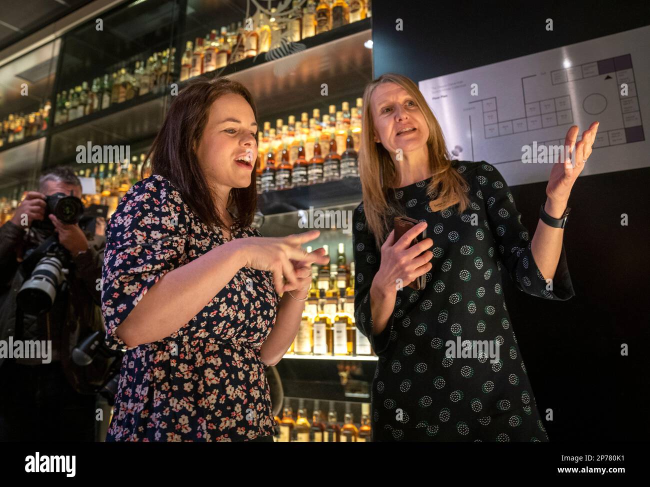 SNP leadership candidate Kate Forbes with Chief Executive Officer Susan ...