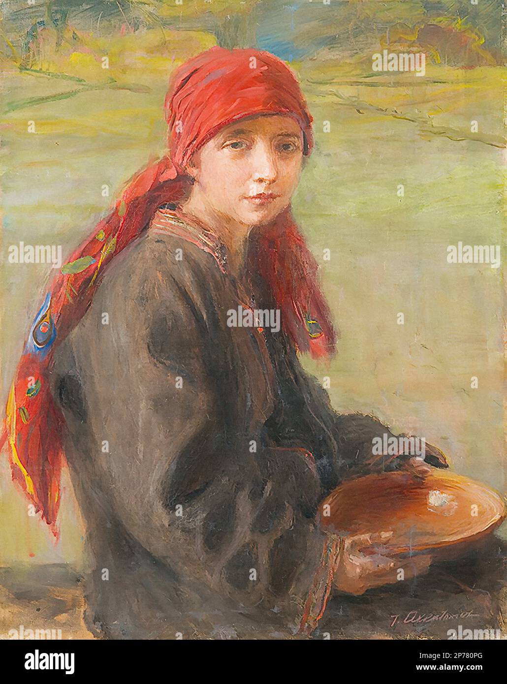 Axentowicz Teodor - Hucuła - Polska Szkoła - - Axentowicz Teodor ...