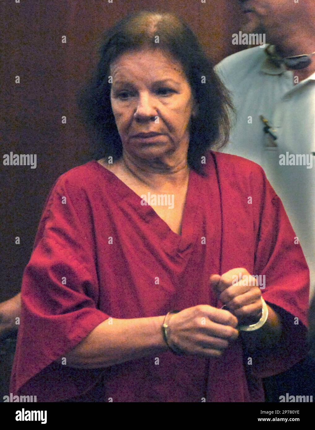 Carmen Barahona is lead into a Miami-Dade courtroom for arraignment on ...