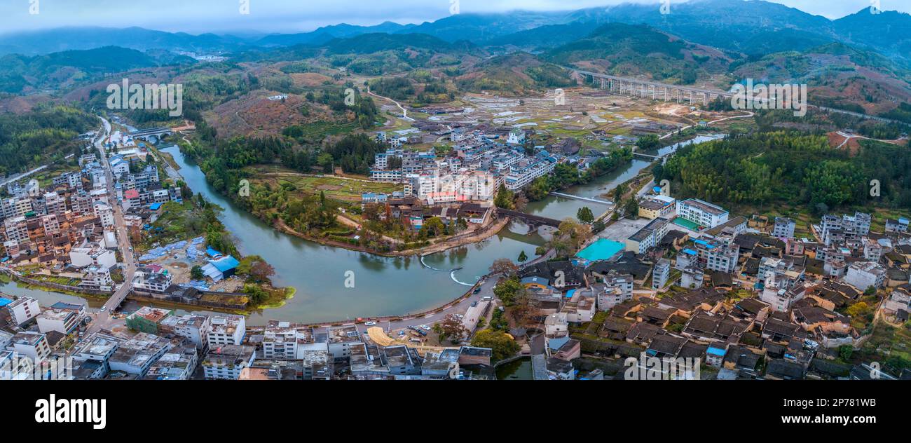 Ningde siu-tong mouth town Stock Photo - Alamy