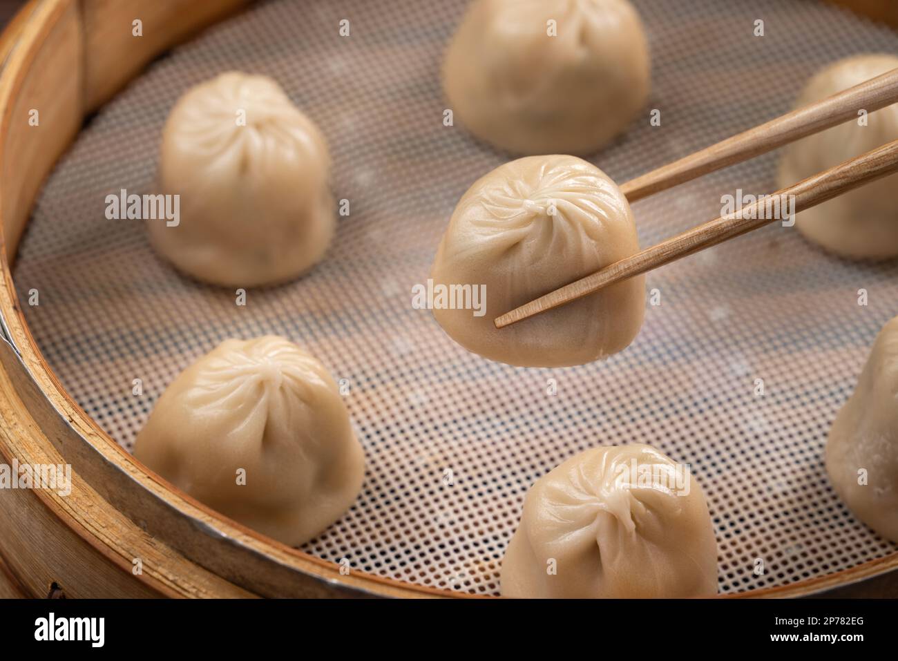 Steamed pork soup dumplings named Xiao long bao in Taiwan, Taiwanese ...
