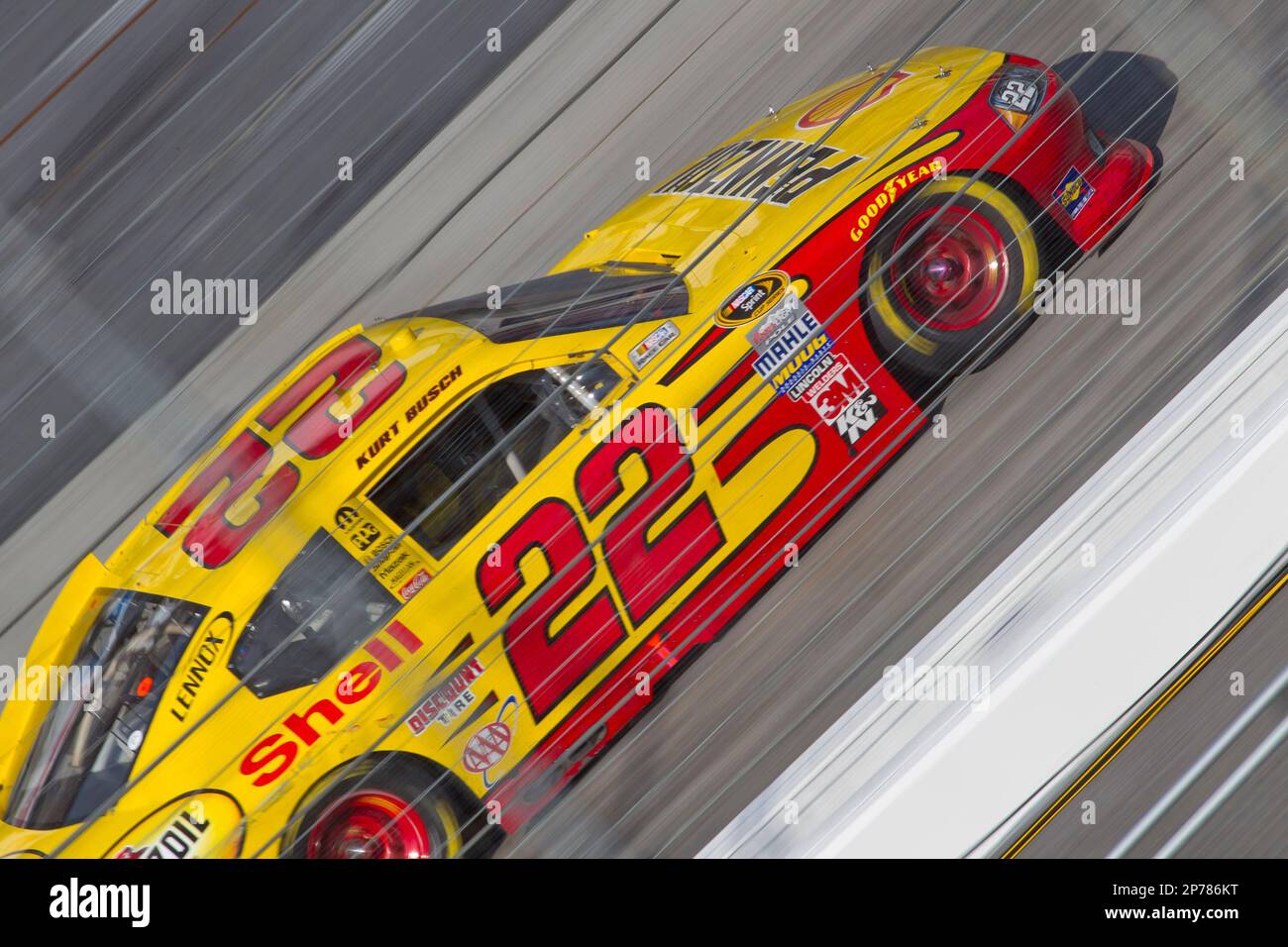 BRISTOL, TN - MAR 20, 2011: Kurt Busch (22) takes to the track for the ...