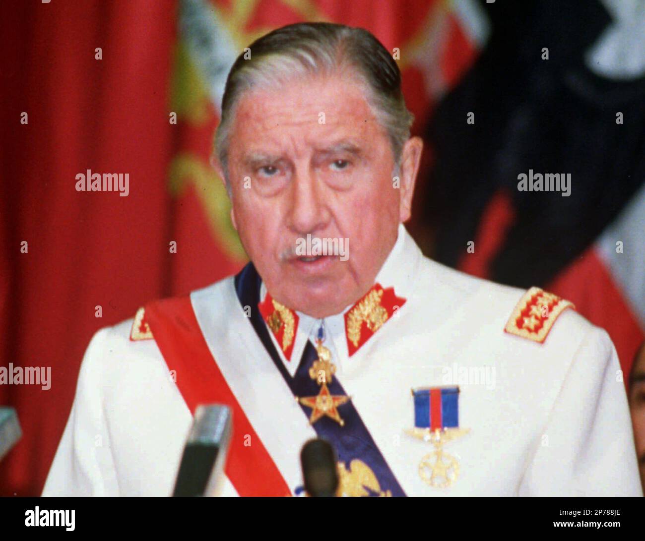 FILE - This 1987 file picture shows Gen. Augusto Pinochet in Chile. In ...
