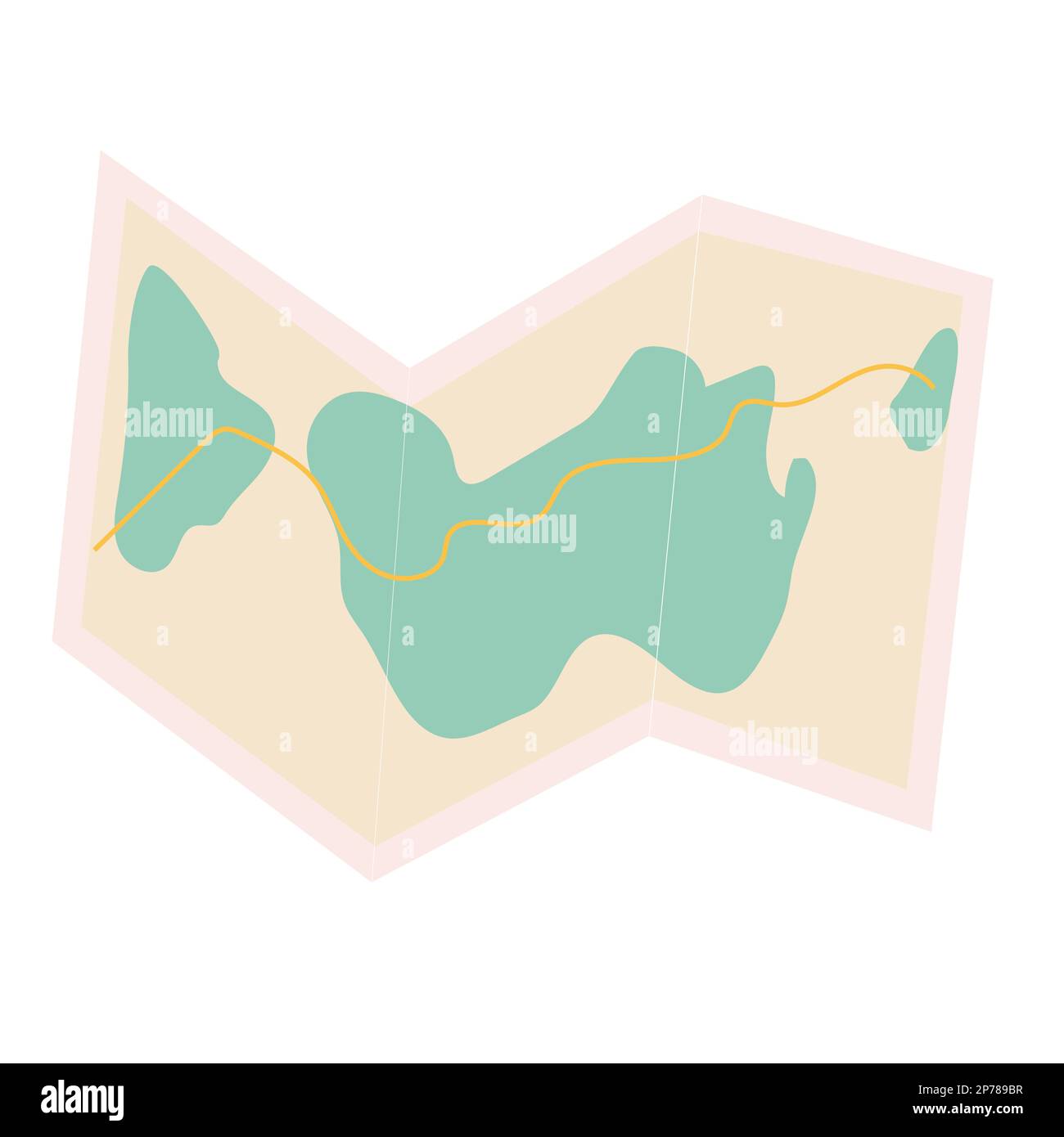 Cartoon map Cut Out Stock Images & Pictures - Alamy