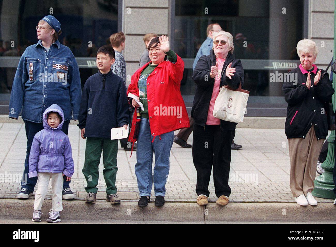 Dr. Cho-sun Hae (center in red), a visiting scholar in resident at ...