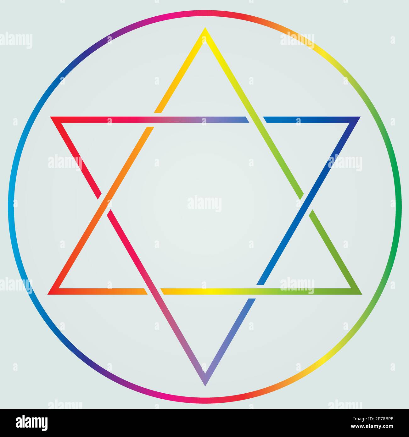 Basic Seal of Solomon Icon Illustration Star in Circle Symbol Alchemy ...