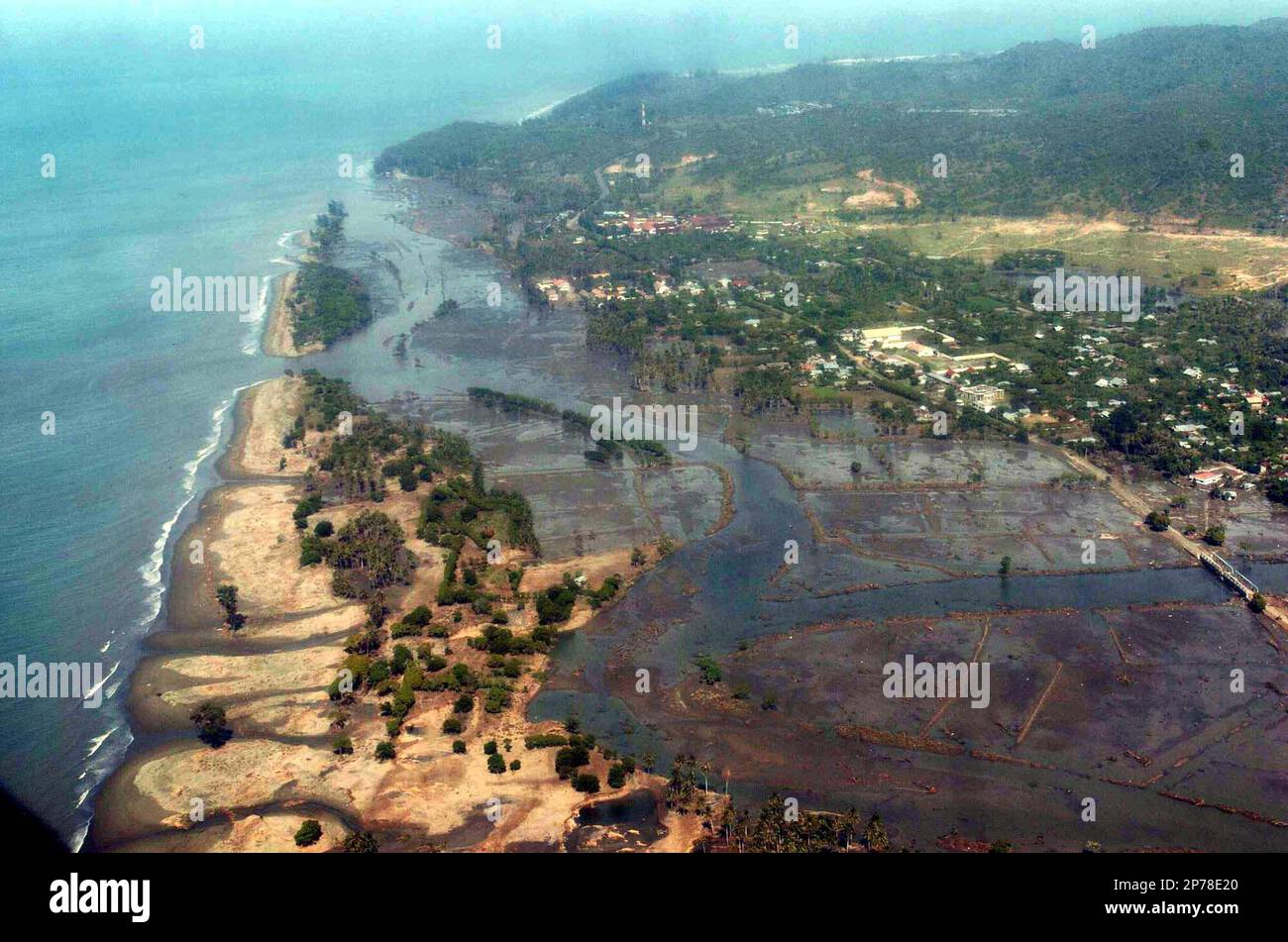 FILE - In this Dec. 27, 2004 file photo, an aerial view shows the ...