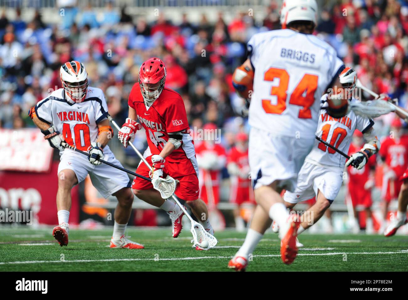 March 12, 2011 : Cornell's Jason Noble (45) during action between ...