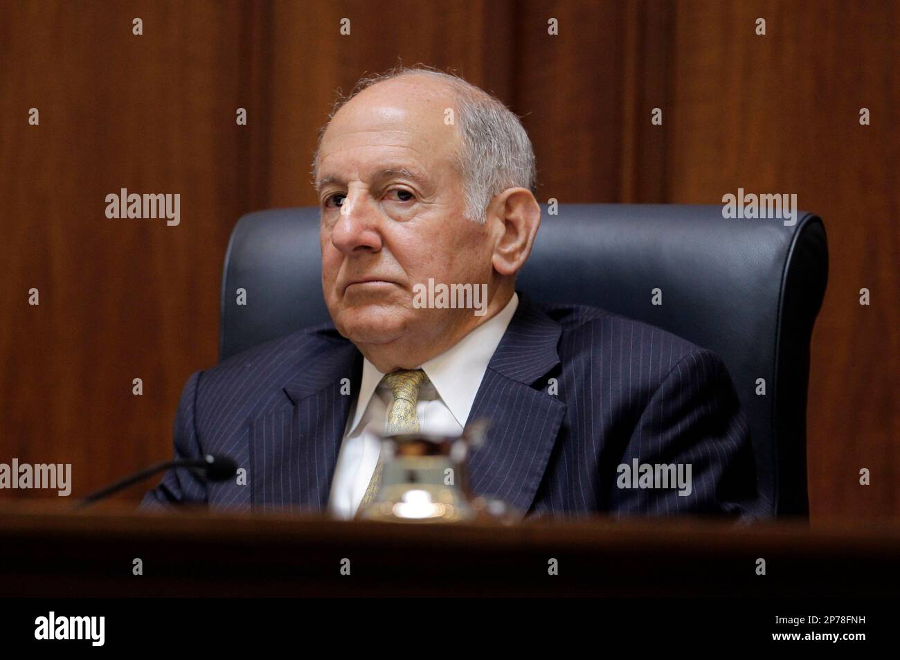 In this Aug. 25, 2010 photo, Chief Justice Ron George is seen during a ...