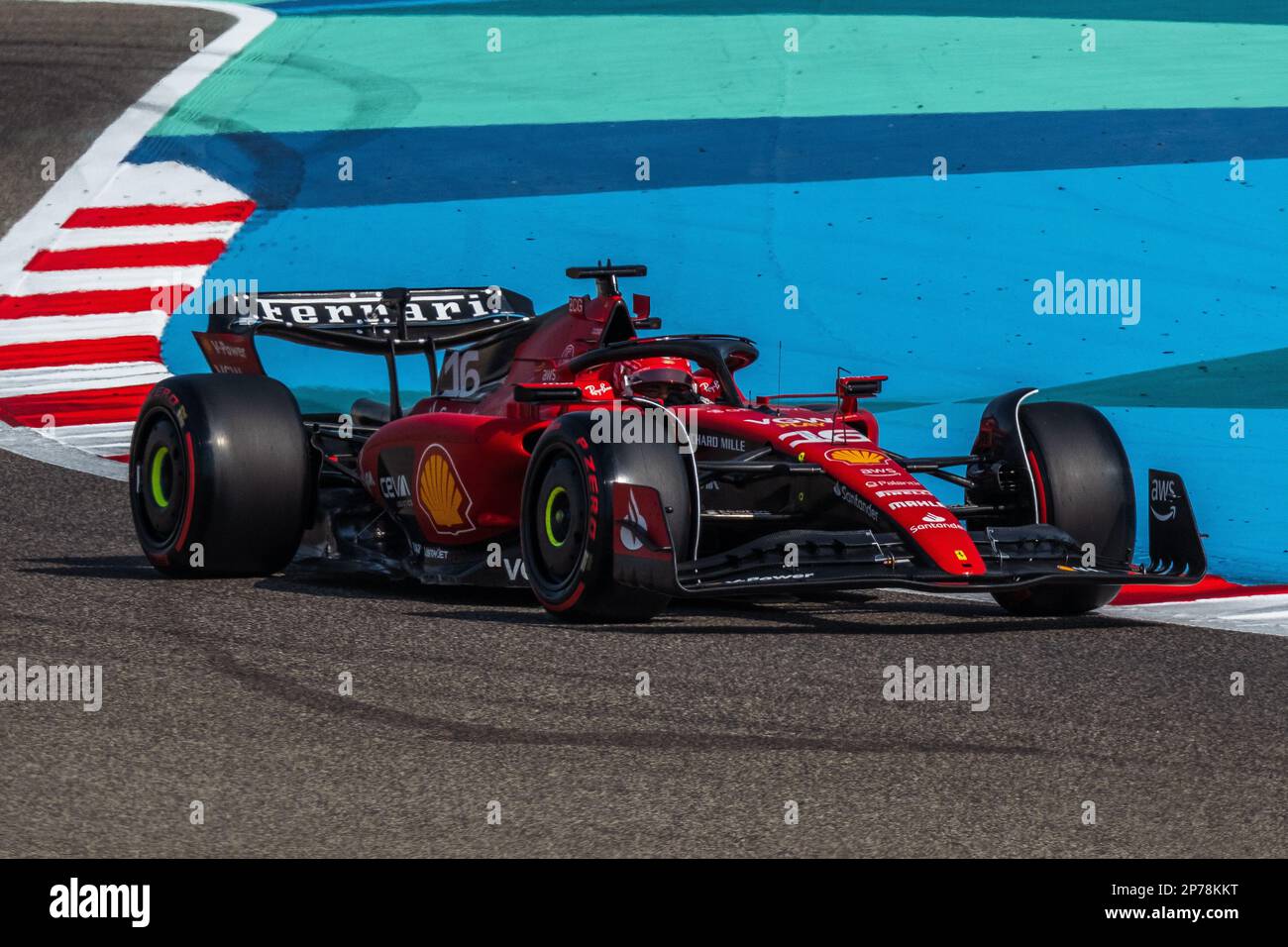MANAMA, BAHRAIN, Sakhir circuit, 4. March 2023: #16, Charles LECLERC ...