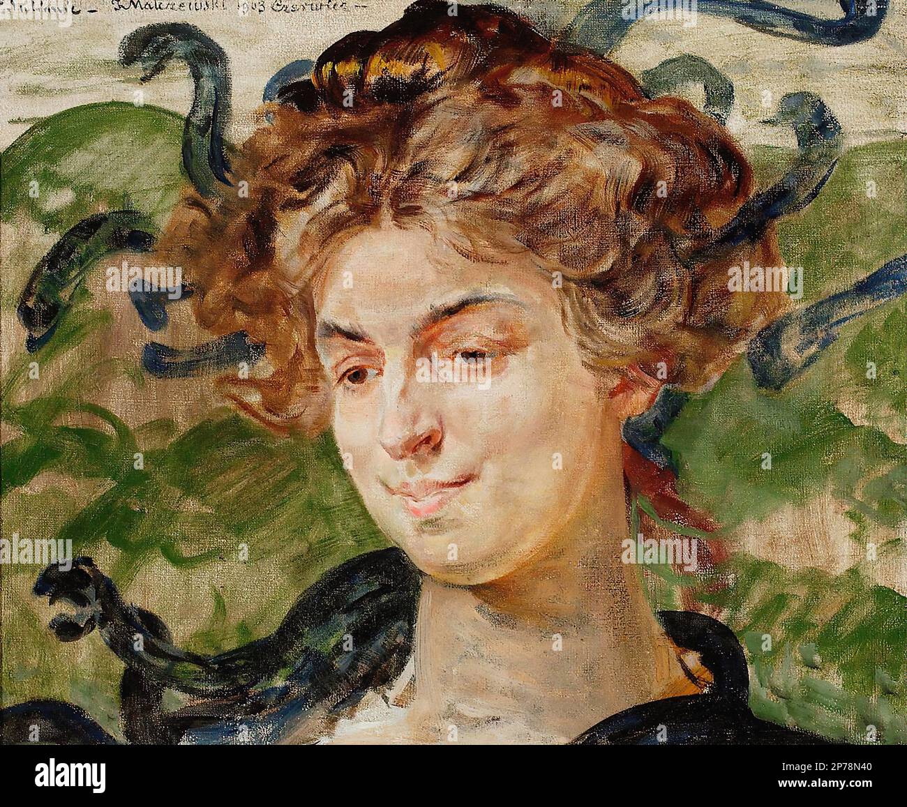 Malczewski Jacek - Portret aktorki Heleny Sulimy jako Meduzy - Polska ...