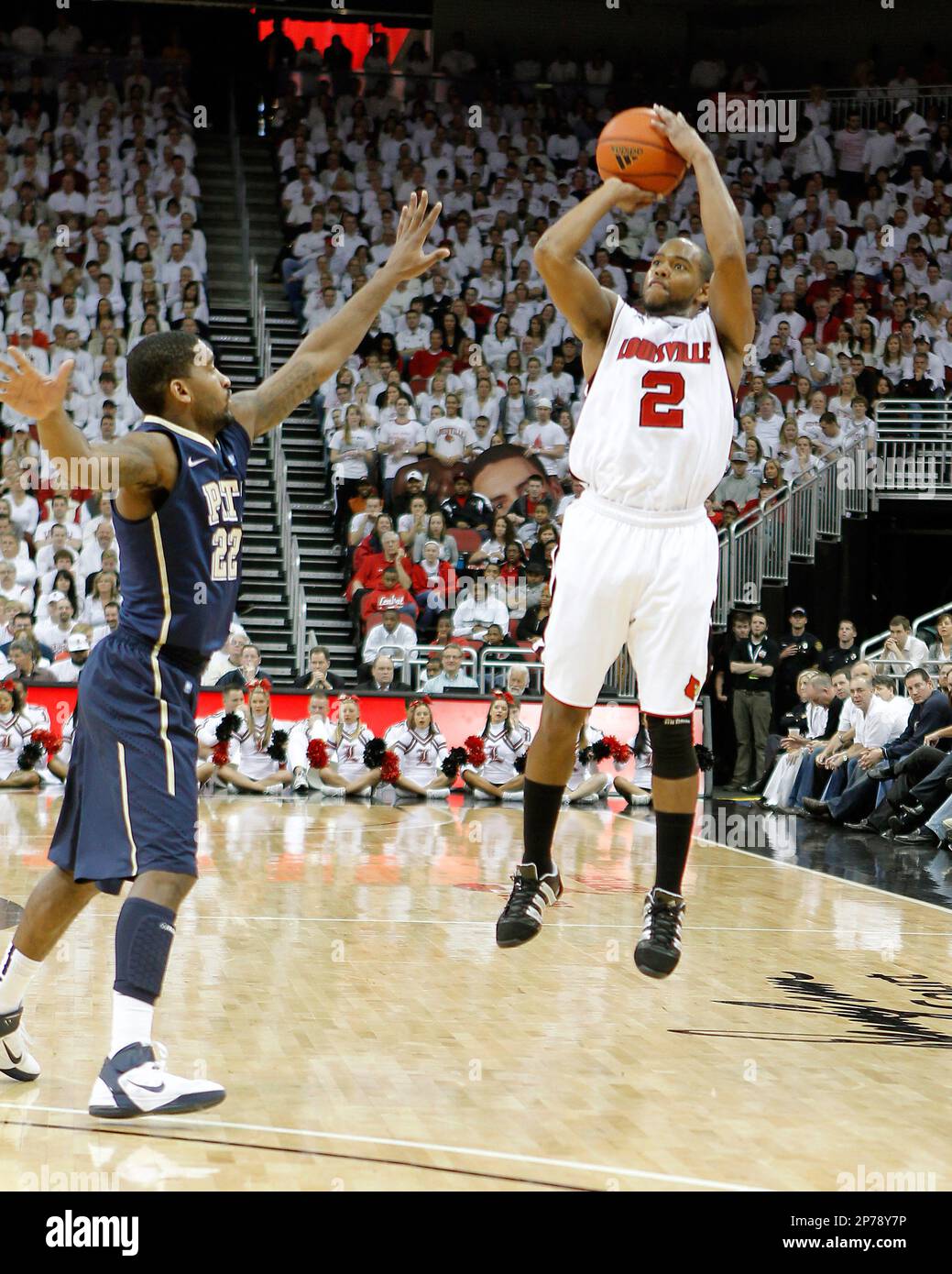 February 12, 2011 - Louisville Cardinals guard Preston Knowles (2) puts ...