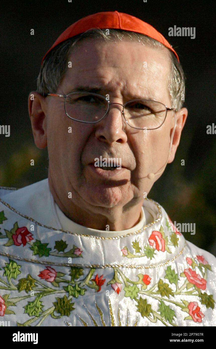 FILE - In this Dec. 3, 2006 file photo, Cardinal Roger Mahony ...