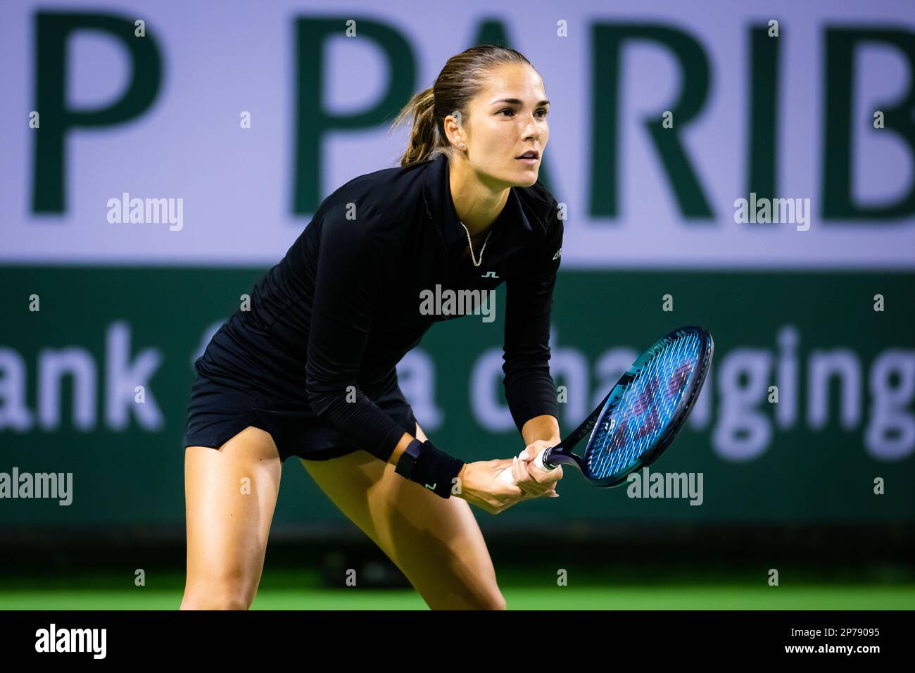 Mirjam Bjorklund of Sweden during the first qualifications round of the ...