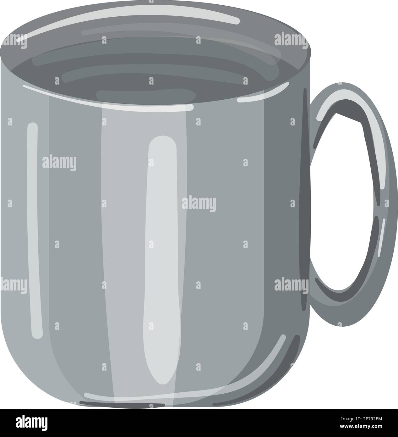 Hunter steel mug icon cartoon vector. Hunt equipment Stock Vector Image ...