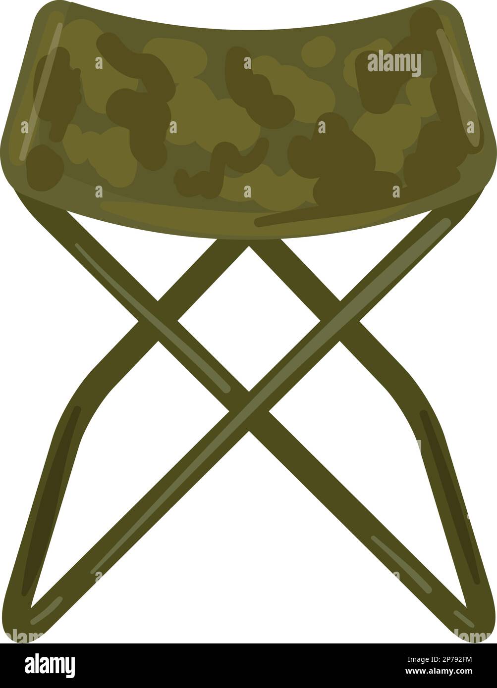 Hunter chair icon cartoon vector. Hunt equipment Stock Vector Image ...