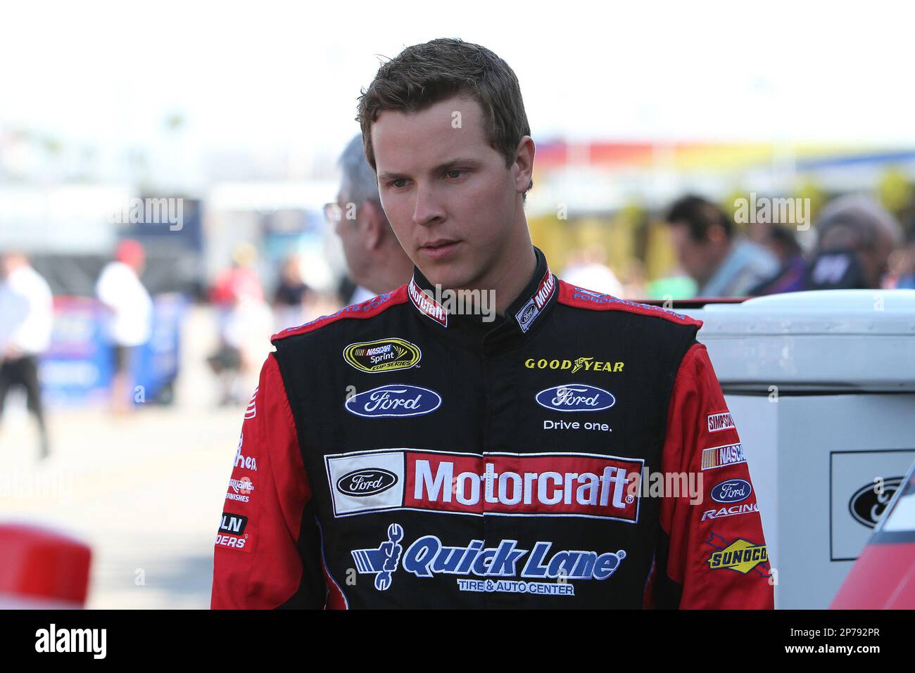 Trevor Bayne driving the Motorcraft/Quick Lane Ford wins the Daytona ...