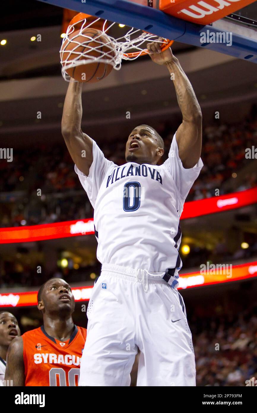 February 21, 2011: Villanova Wildcats forward Antonio Pena (0) with the ...