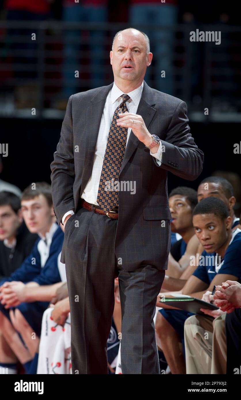 Penn State Nittany Lions head coach Ed DeChellis looks on during a Big ...