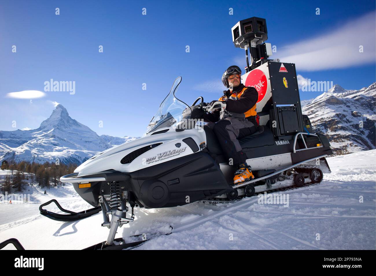 The Google Street View Snow Mobile takes pictures of ski slopes for ...