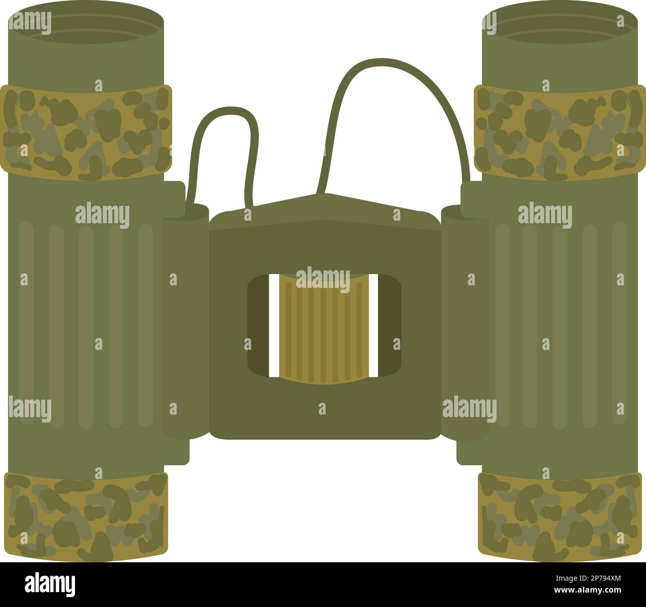 Hunter binoculars icon cartoon vector. Hunt equipment Stock Vector ...