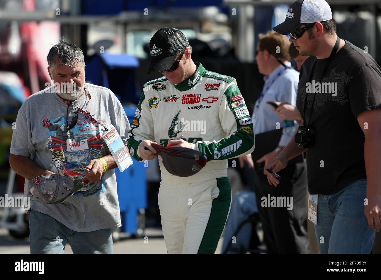 NASCAR AMP Energy/ National Guard Chevrolet driver Dale Earnhardt Jr ...