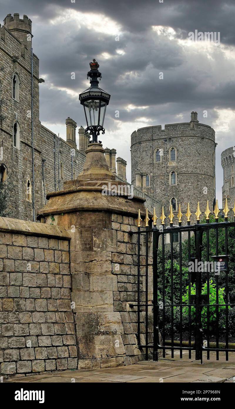 Old English castle Stock Photo - Alamy