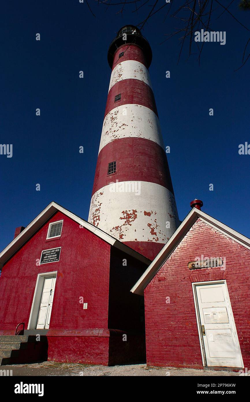 The Assateague Lighthouse. In 1833, the first Assateague Lighthouse was ...
