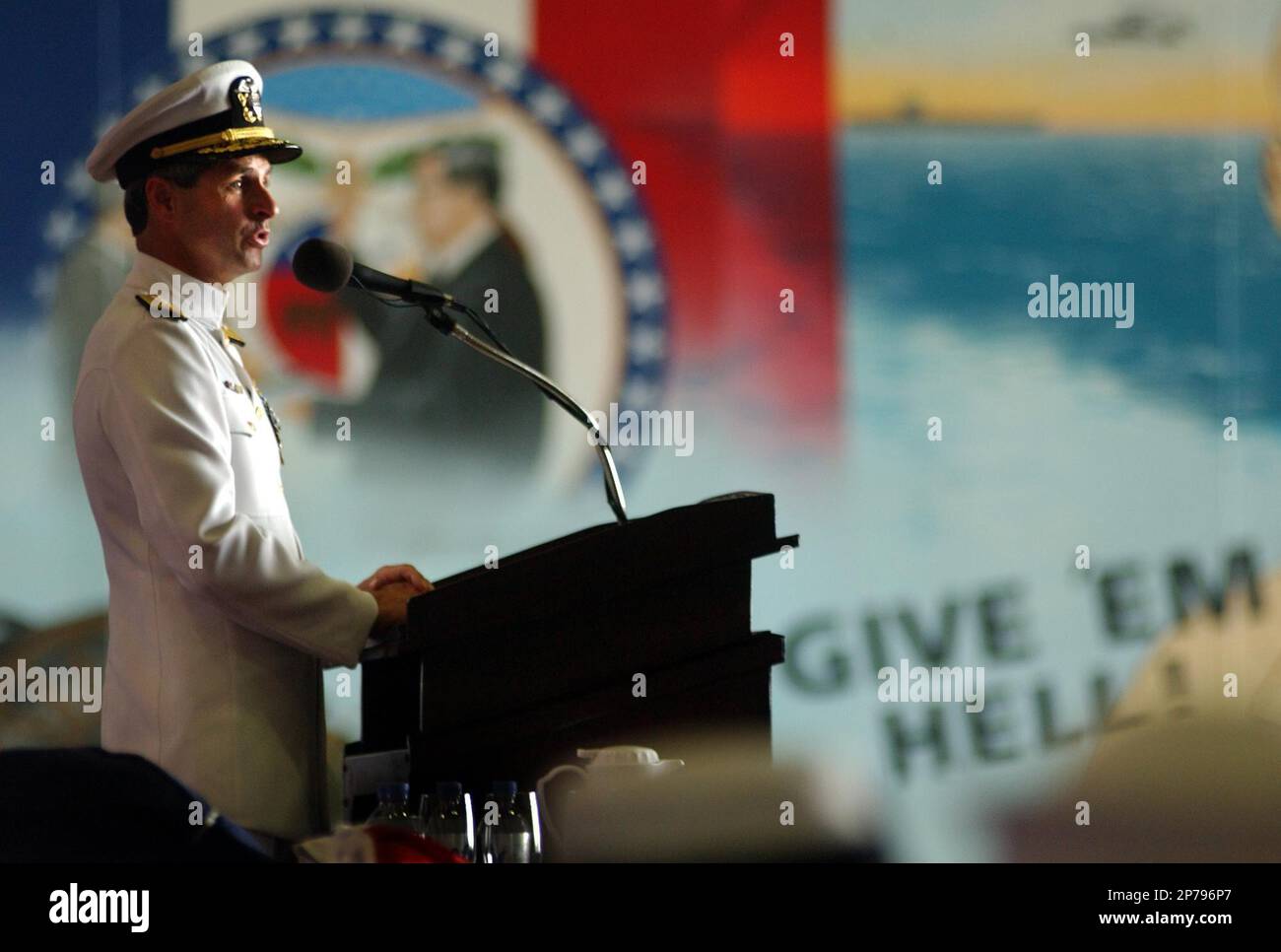 Rear Admiral James M. Zortman officially takes over command of the ...