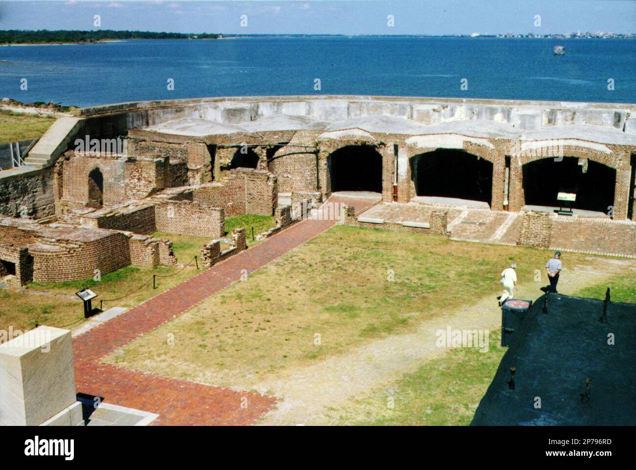 Fort Sumter, the first shots of the Civil War were fired at the fort in ...