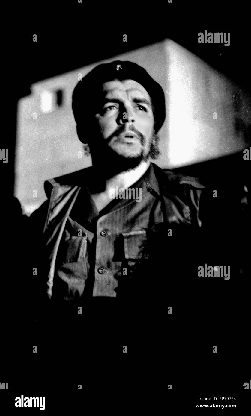 Cuban revolutionary hero Ernesto "Che" Guevara looks on, undated. (AP ...