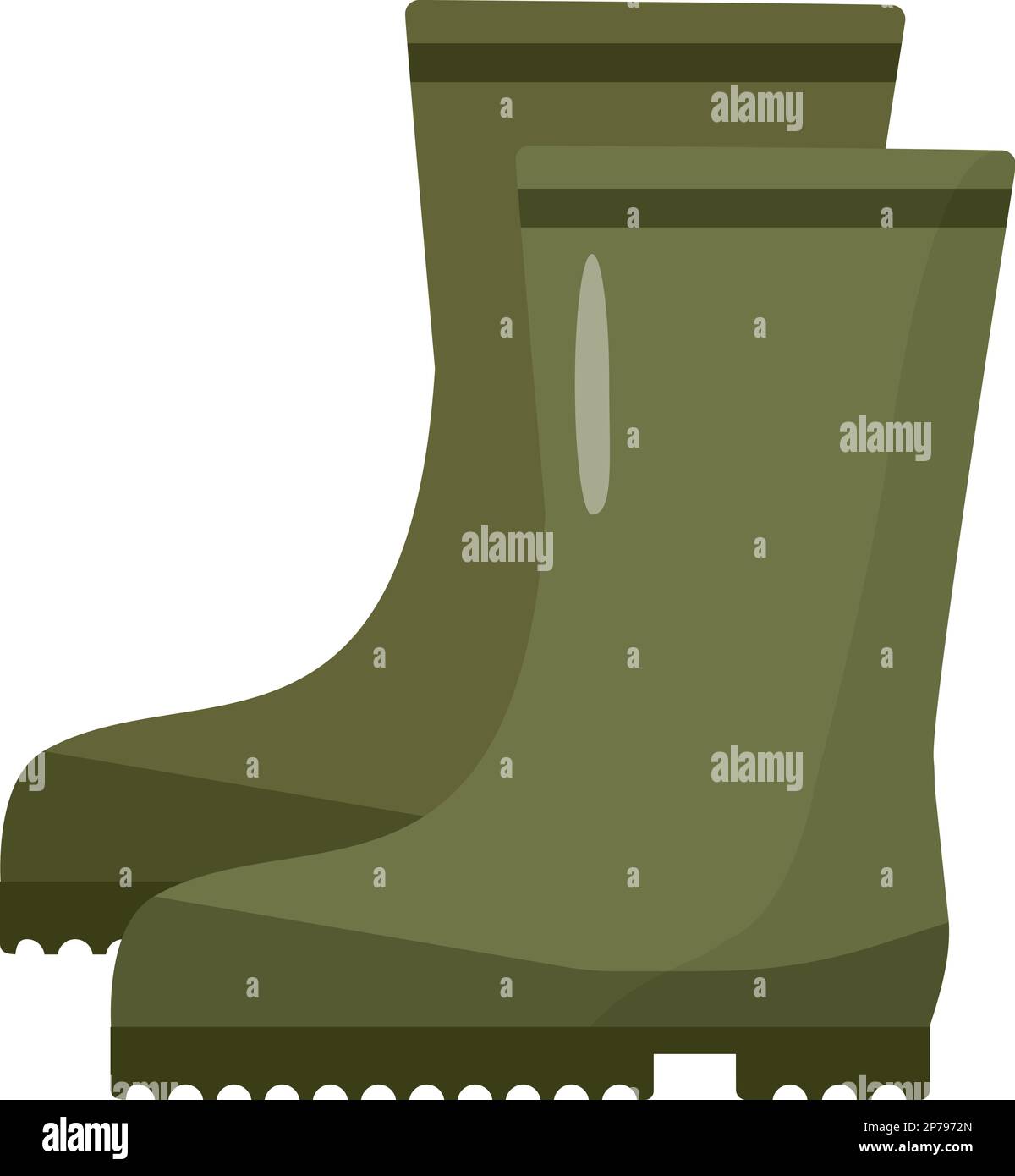 Rubber boots icon cartoon vector. Hunt equipment Stock Vector Image ...
