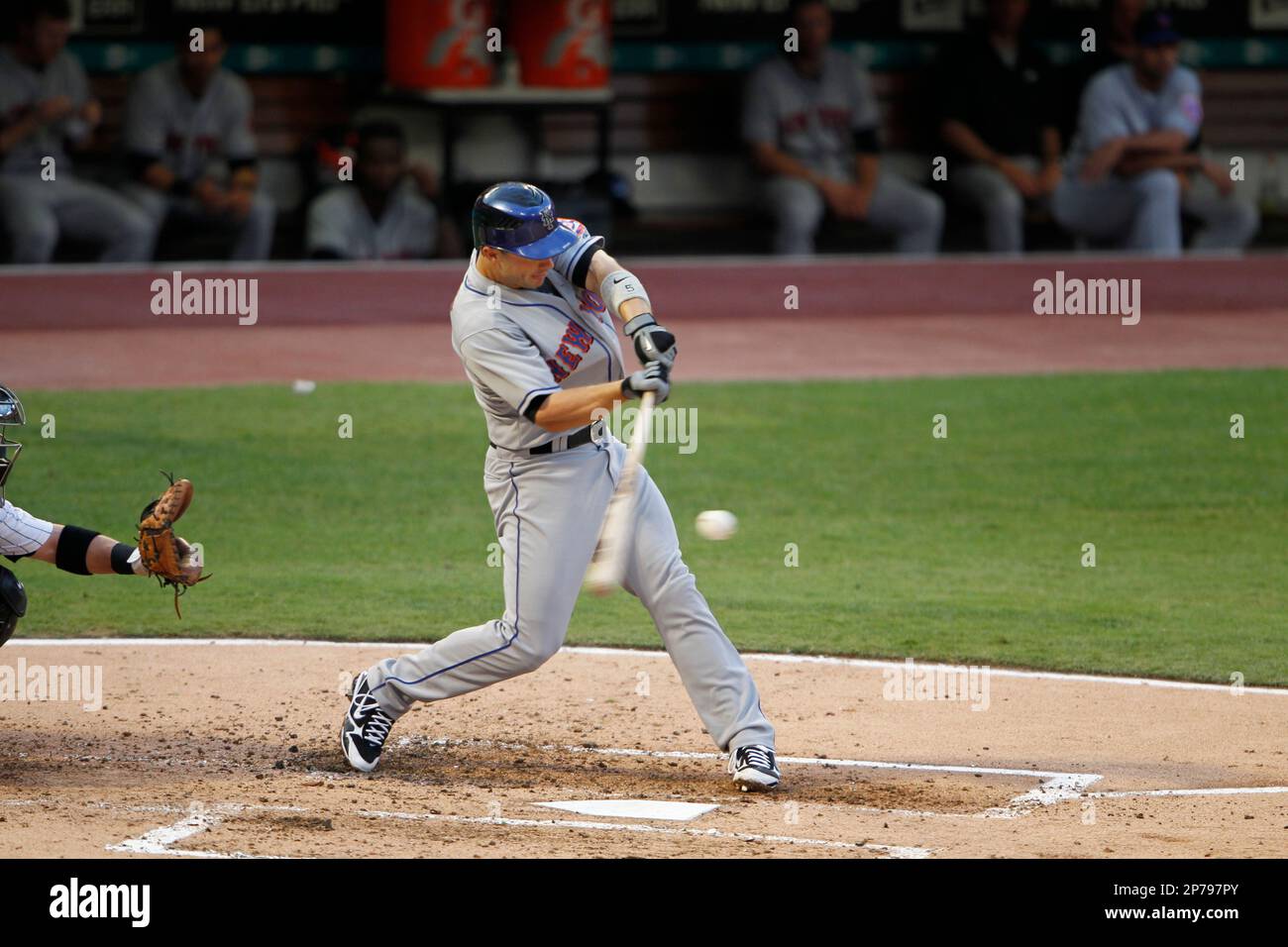 New York Mets David Wright plays in a game against the Florida Marlins ...